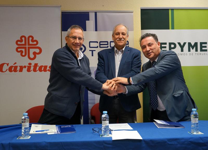 Cáritas y CEOE Teruel colaboran en la inserción laboral de personas en ... Cáritas y CEOE Teruel colaboran en la inserción laboral de personas en ...
