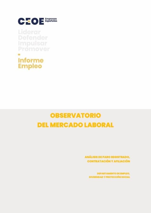Observatorio del mercado laboral - Septiembre 2024|CEOE